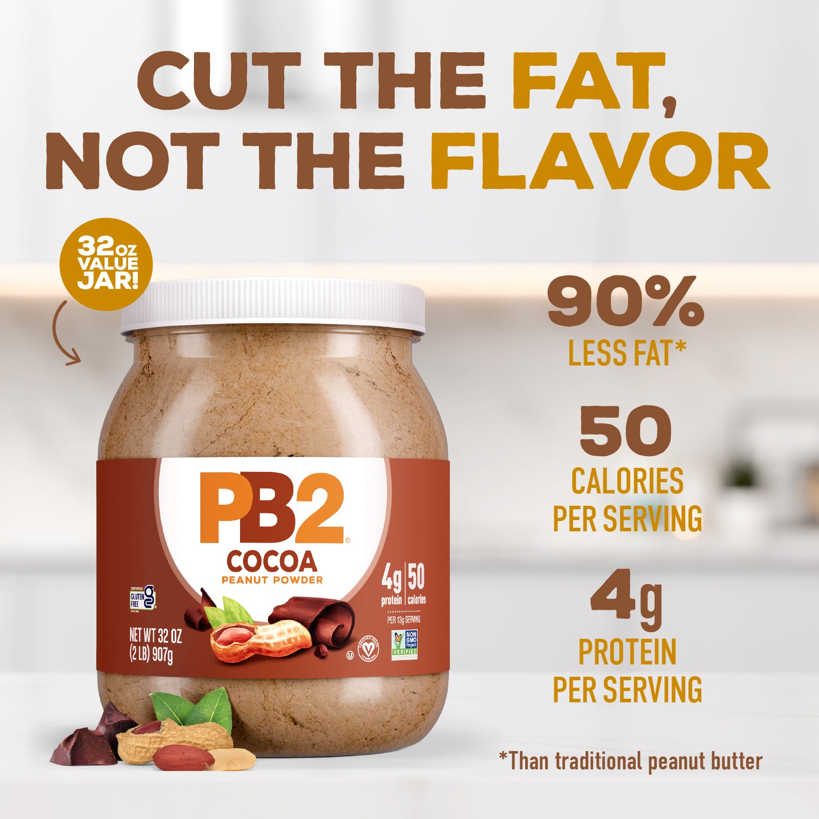 PB2 - Powdered Peanut Butter - Cocoa – PB2 Official Store