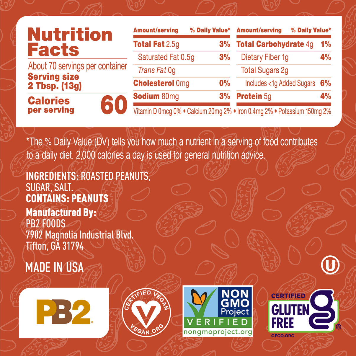 PB2 - Powdered Peanut Butter - Crunchy – PB2 Official Store